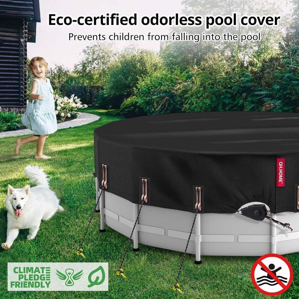 18 Ft Round Winter Pool Cover - Ultimate Protection with Patented ...