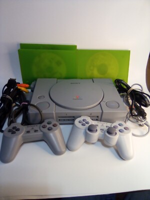 Playstation 1 Console Bundle With 2 controlers 3 Games ready to play | eBay
