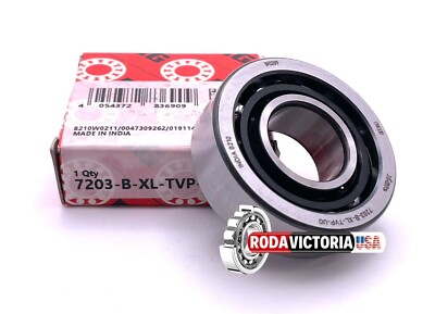 FAG (SCHAEFFLER) 7203-B-XL-2RS-TVP-UO ANGULAR CONTAC BALL BEARING ...