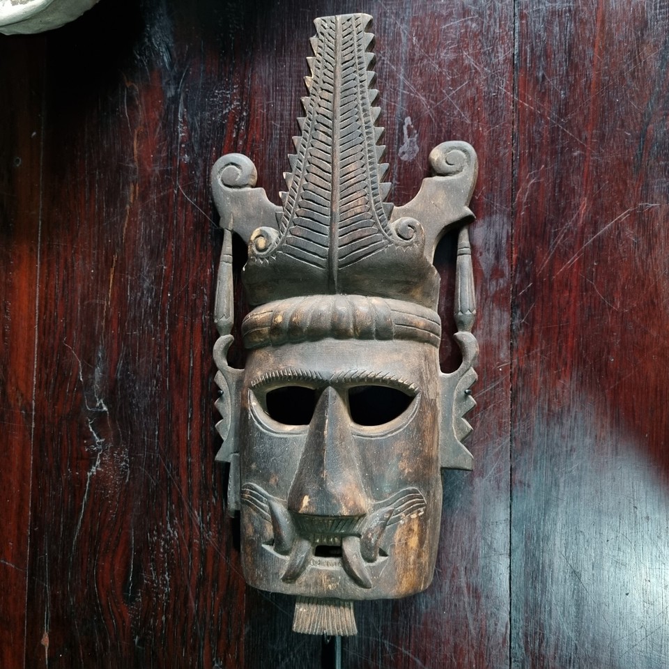 Museum Worthy Nias Island Mask Extremely Rare Masque Tribal Art Takula ...
