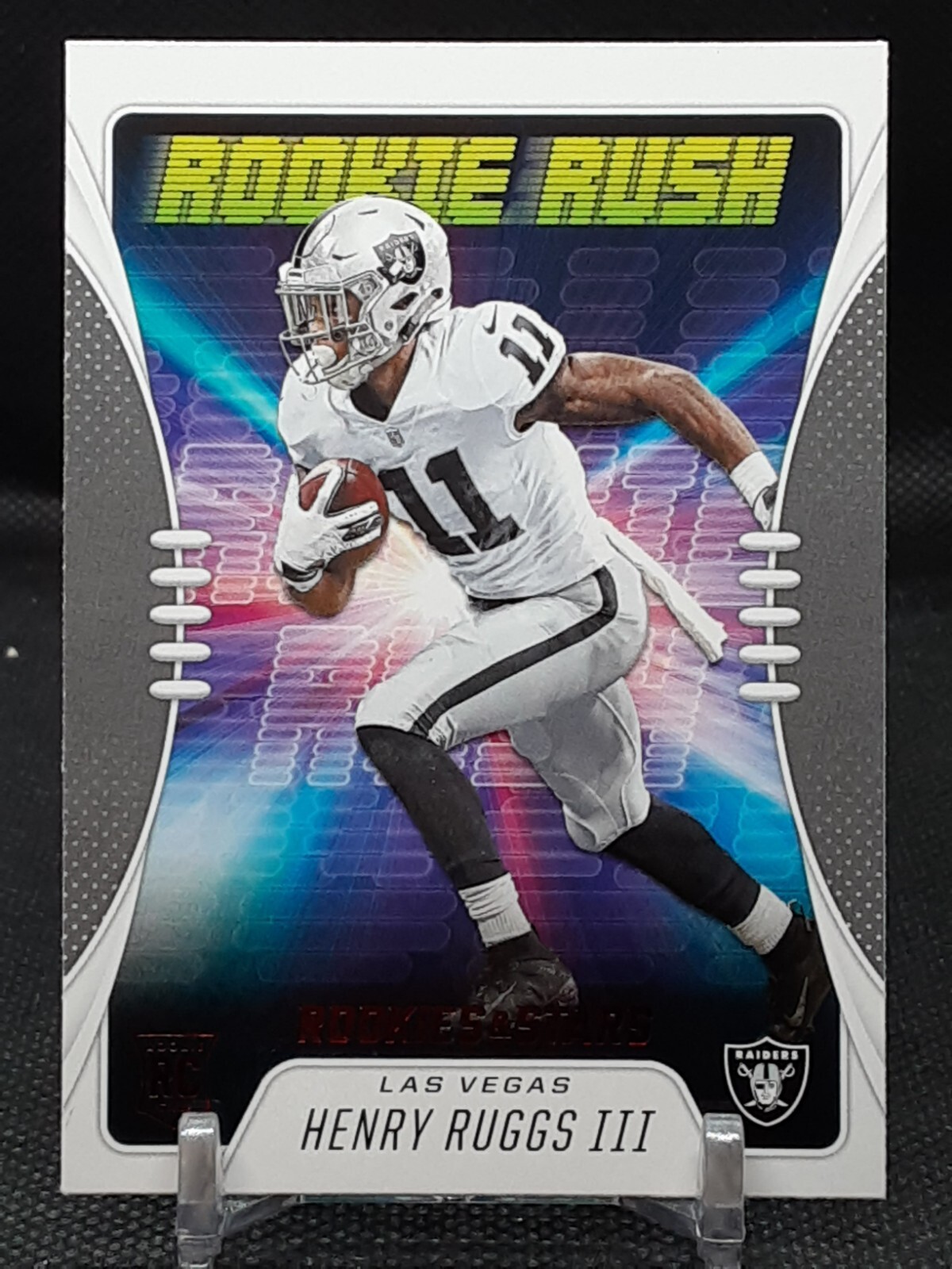 HENRY RUGGS II 2020 ROOKIES & STARS ROOKIE RUSH RAIDERS ALABAMA CRIMSON ...