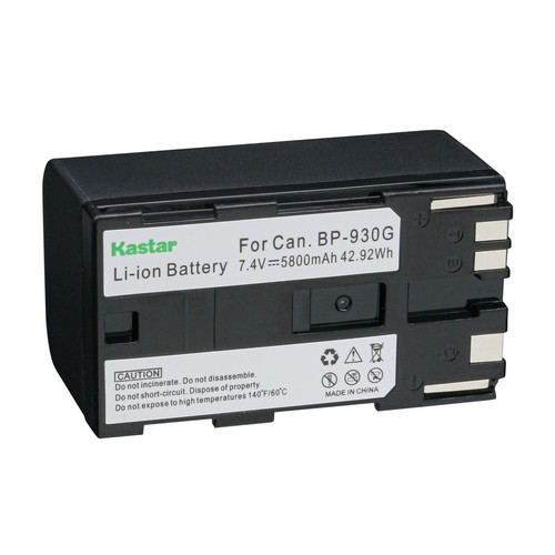 Kastar Battery Pack Replacement for Canon GL1 GL-1 DM-GL1 GL2 GL-2 DM ...