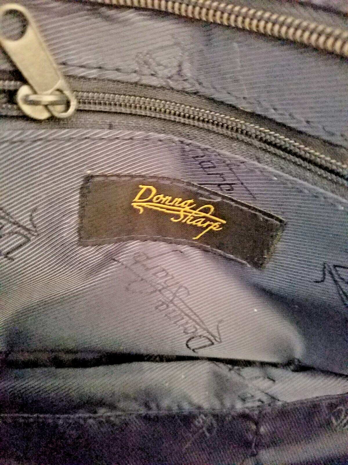 Donna Sharp Quilted Shoulder Handbag Purse Blue Brown… - Gem