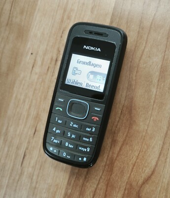 original Nokia Classic 1208 Modell RH-105 in schwarz | eBay