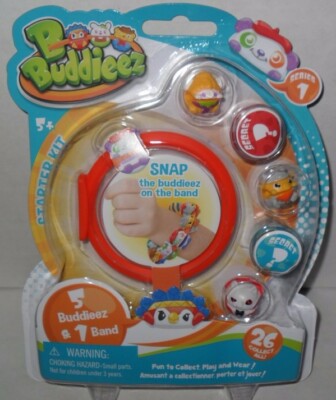 2016 B BUDDIEEZ STARTER KIT SEALED NEW 5 BUDDIEEZ & 1 BAND COLLECT ALL ...