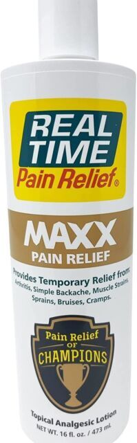 Real Time Pain Relief MAXX Pain Relief Lotion - 473 ml for sale online ...
