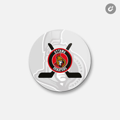 Ottawa Senators NHL | 4'' X 4'' Round Decorative Magnet | eBay