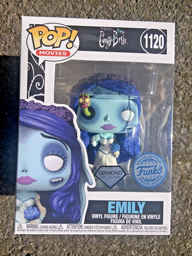 RARE EMILY WITH MAGGOT GLITTER FE 1120 Funko Pop Vinyl New in Mint Box ...