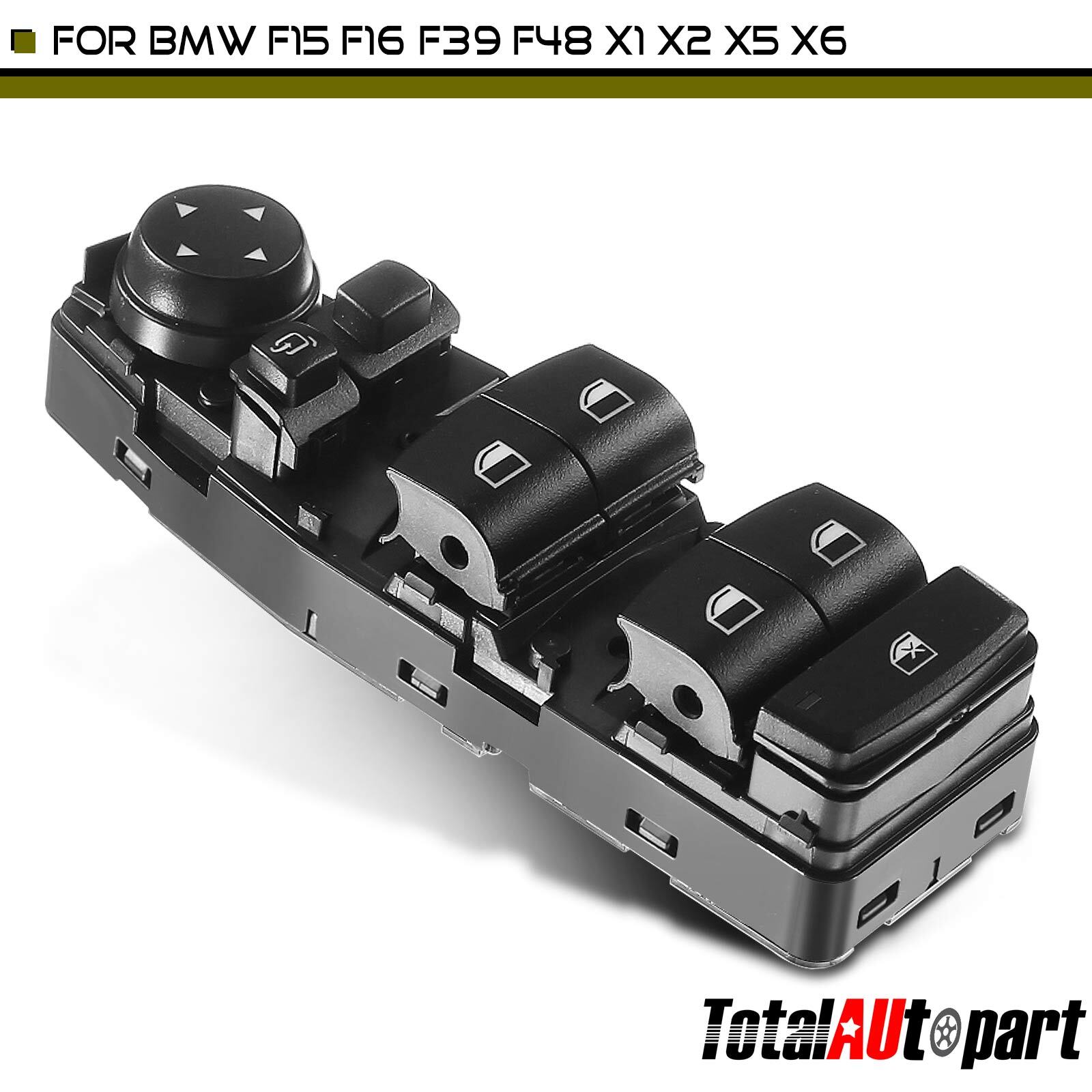 Power Window Switch Front Left LH for BMW X5 F15 F16 F48 with 8-Pins ...
