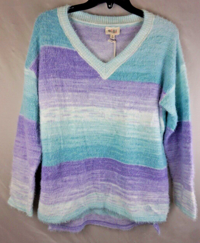 NWT Bibi V-Neck Knit Sweater Size Small NWTags Free Shipping | eBay