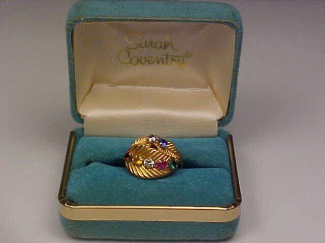 Vintage Sarah Coventry "Family Bouquet" (1976) Ring i… - Gem