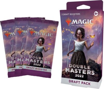MTG Double Masters 2022 3-Booster Draft Pack | 48 Magic Factory Sealed ...