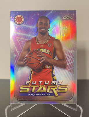 2022 Topps Chrome McDonald's Amari Bailey Future Stars Card #FS-13 ...