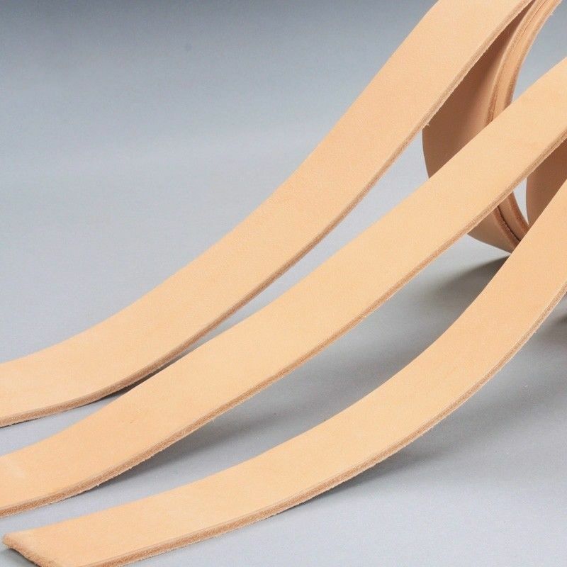 Leather Straps Genuine Full Natural Vegetable Cowhide Leather Strips up ...