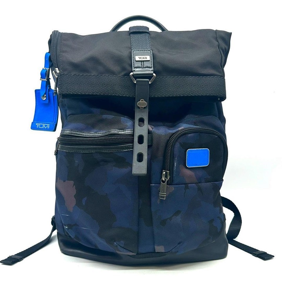 Tumi Backpack Camouflage Pattern Large Capacity Blue 222388Bcm2 | eBay