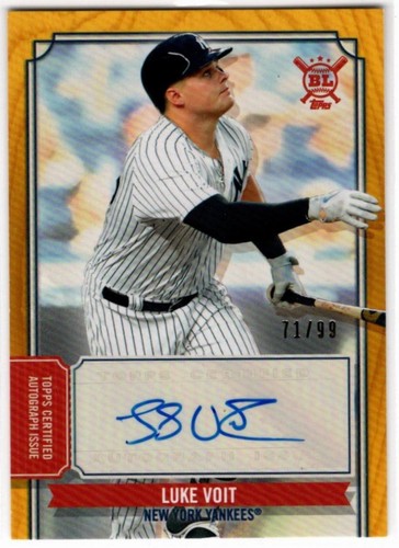 Pr Essional Baseball: Luke Voight, Autographed Card Forforeign Visitors ...