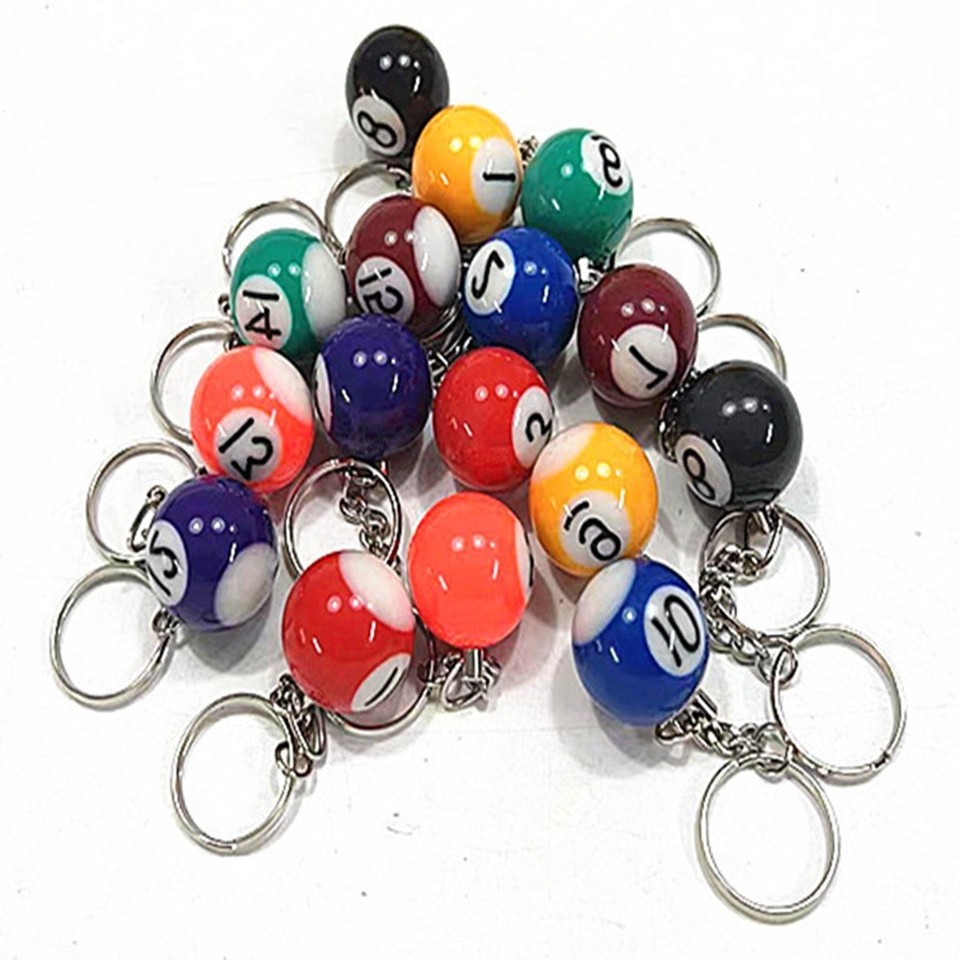 KeyChain Part Rings Snooker Snooker Cue Accessories Ball Key Beautiful ...