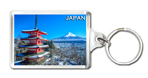 MOUNT FUJI JAPAN KEYRING SOUVENIR KEYCHAIN | eBay