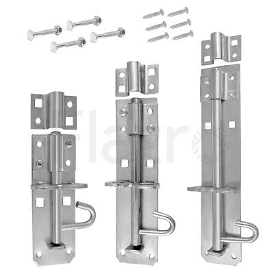 Brenton Pad Bolt Heavy Duty Gate Latch Door Lock Bolt Zinc Galvanized 4 ...