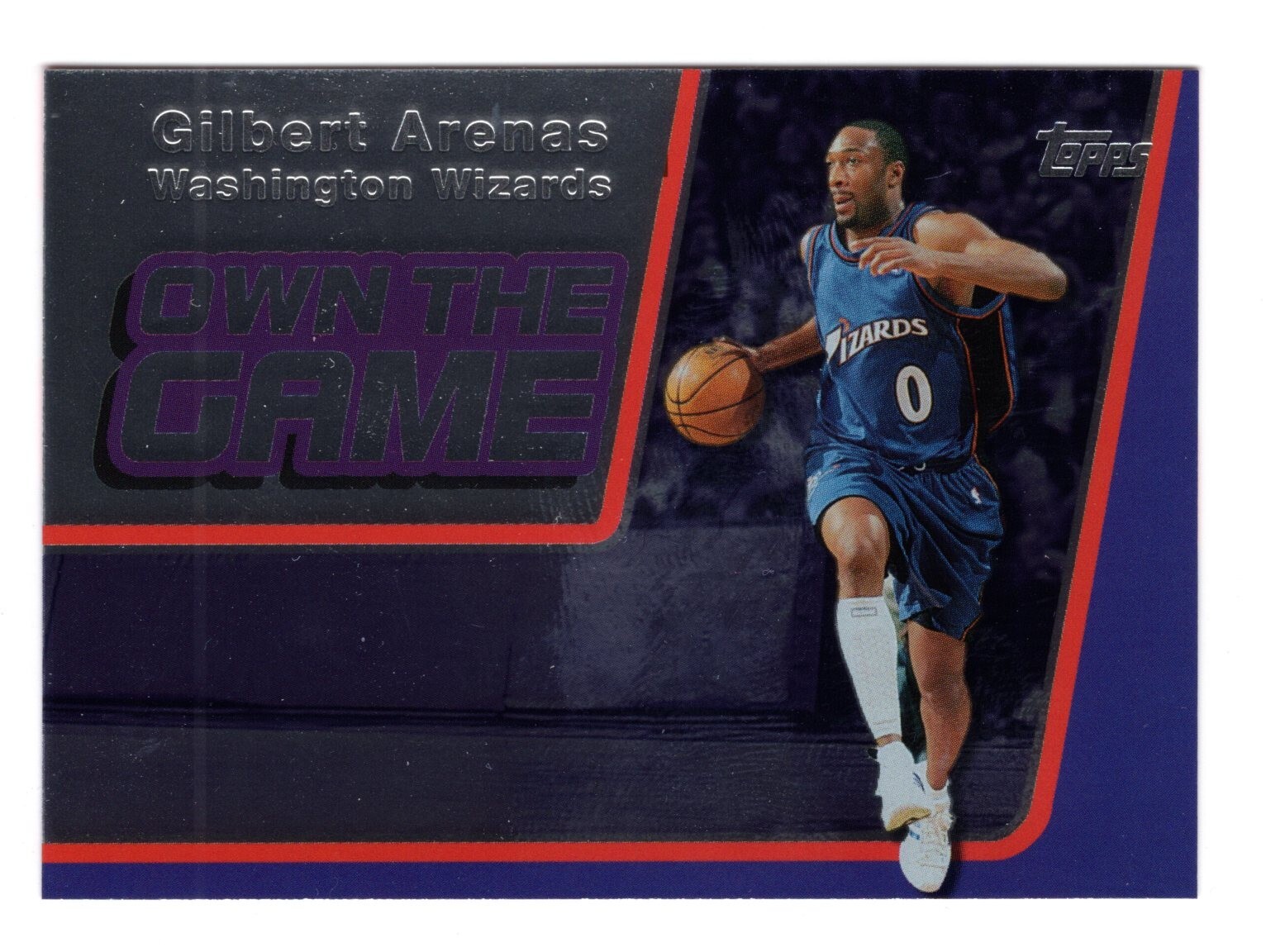 2006-07 TOPPS OWN THE GAME GILBERT ARENAS INSERT CARD #OTG24 **NM-MT ...
