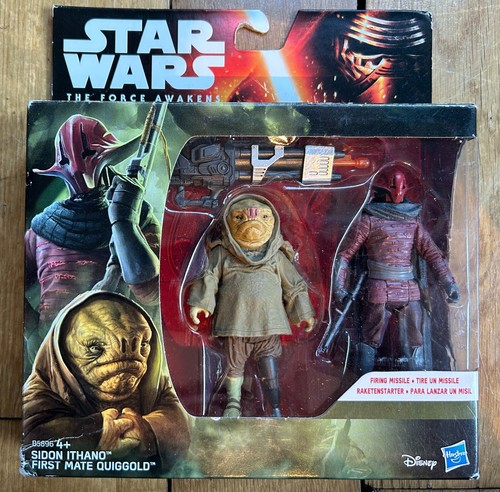 STAR WARS : The Force Awakens 2 Figurines de Sidon Ithano & First Mate ...