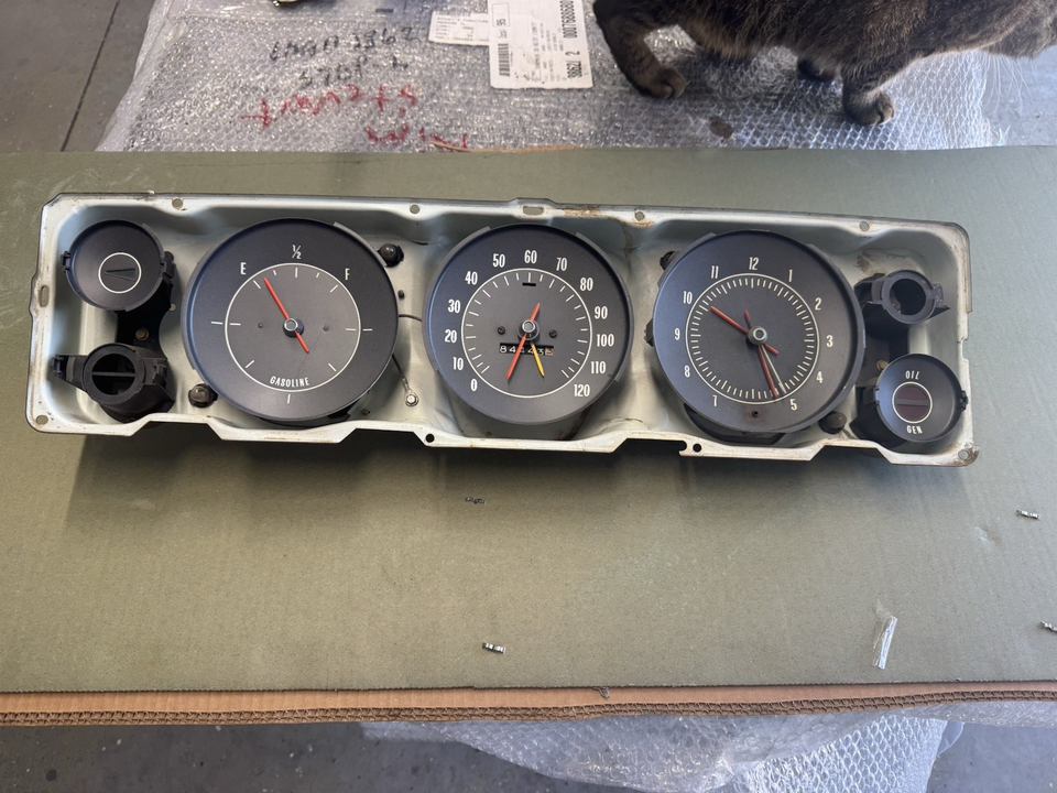 1967 Chevrolet Impala Instrument Cluster with Speed Warning | eBay