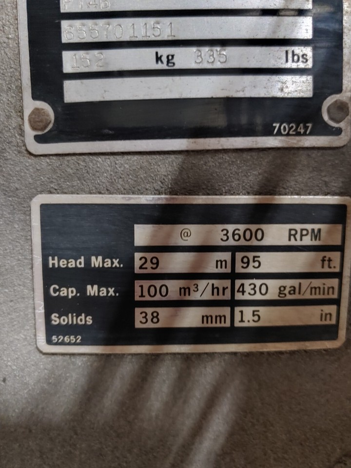 WACKER NEUSON 4" CENTRIFUGAL TRASH PUMP PT4B | eBay