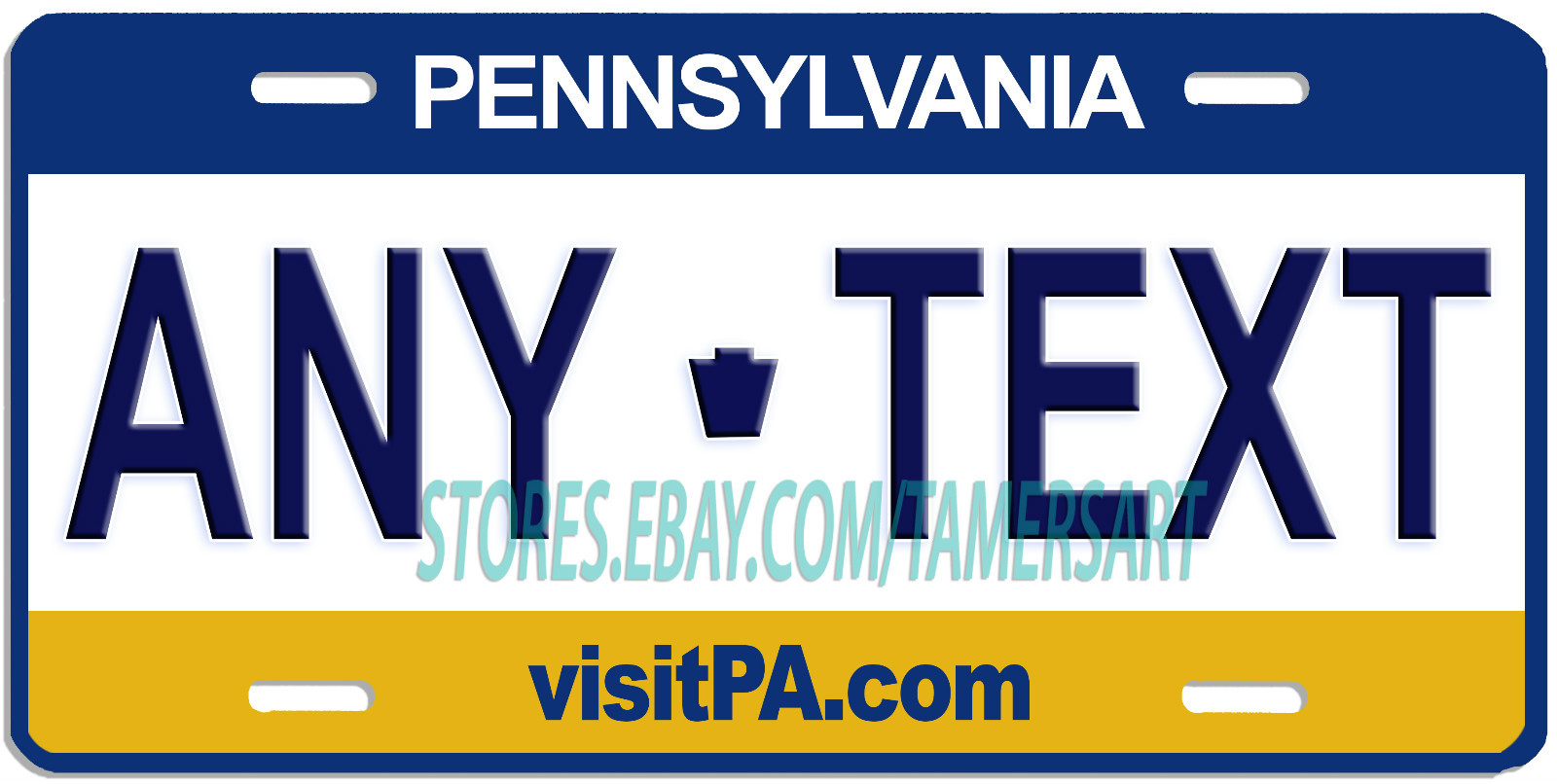 PENNSYLVANIA STATE LICENSE PLATE PERSONALIZED | eBay