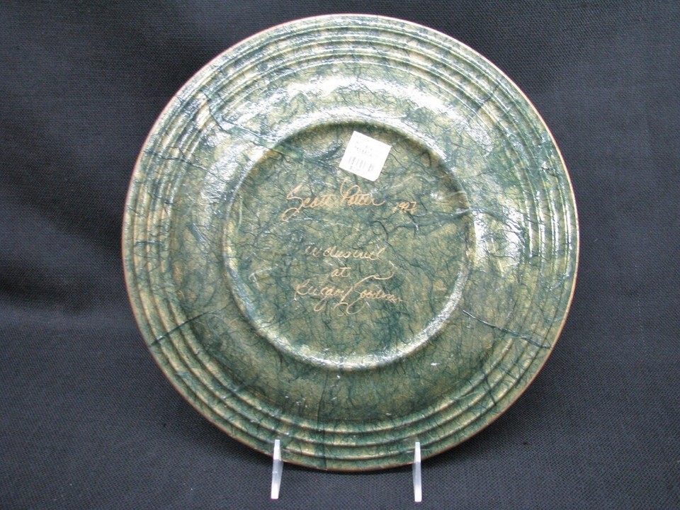 4 New Scott Potter 12" Chargers/Plates Ornamental Designs Decoupage ...