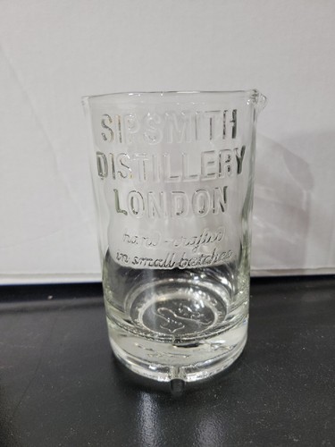 SipSmith Gin Distillery - London Barware Mixing Beaker (Glass) SP22 ...
