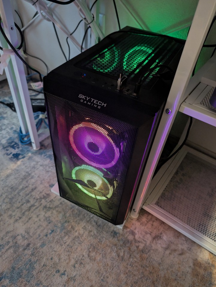 Skytech Gaming - Chronos Desktop, AMD Ryzen 5 3600, 16GB RAM, RTX 2060 ...
