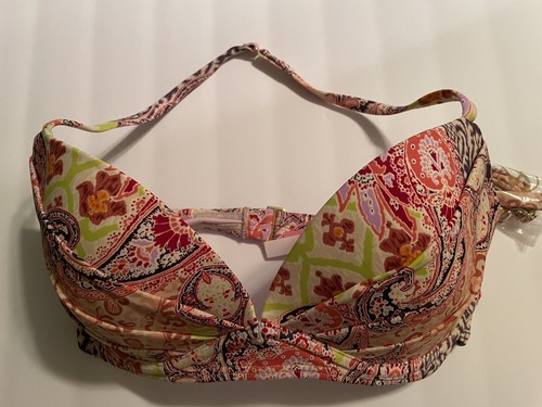 Victoria Secret Paisley Convertible Bikini Top-NWT 32DD | eBay