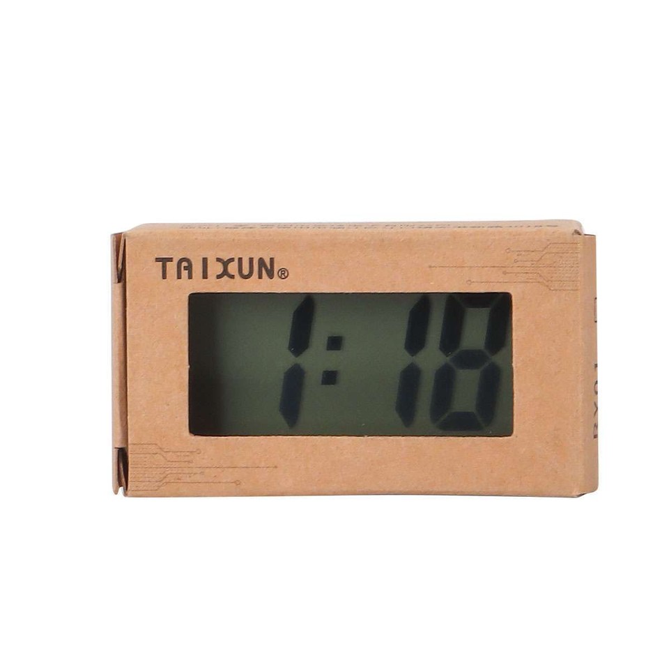 Car Dashboard Digital Clock - Small LED Clocks Vehicle Adhesive Mini ...