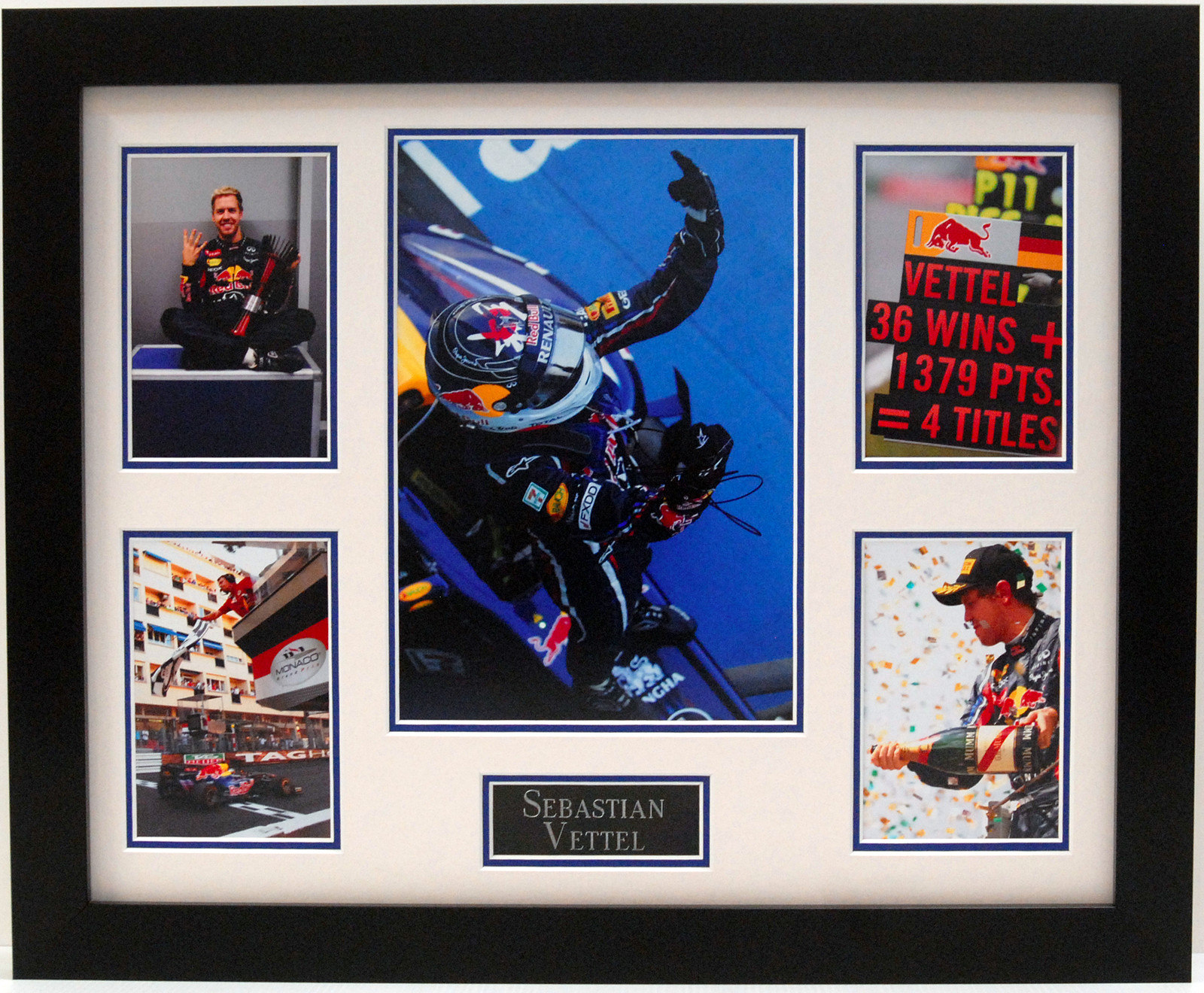 Sebastian Vettel Signed Framed Display, Red Bull + COA Ferrari | eBay UK