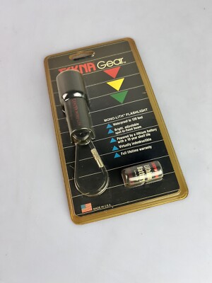 VINTAGE TEKNA GEAR MONO-LITH POCKET FLASHLIGHT BLACK NEW | eBay