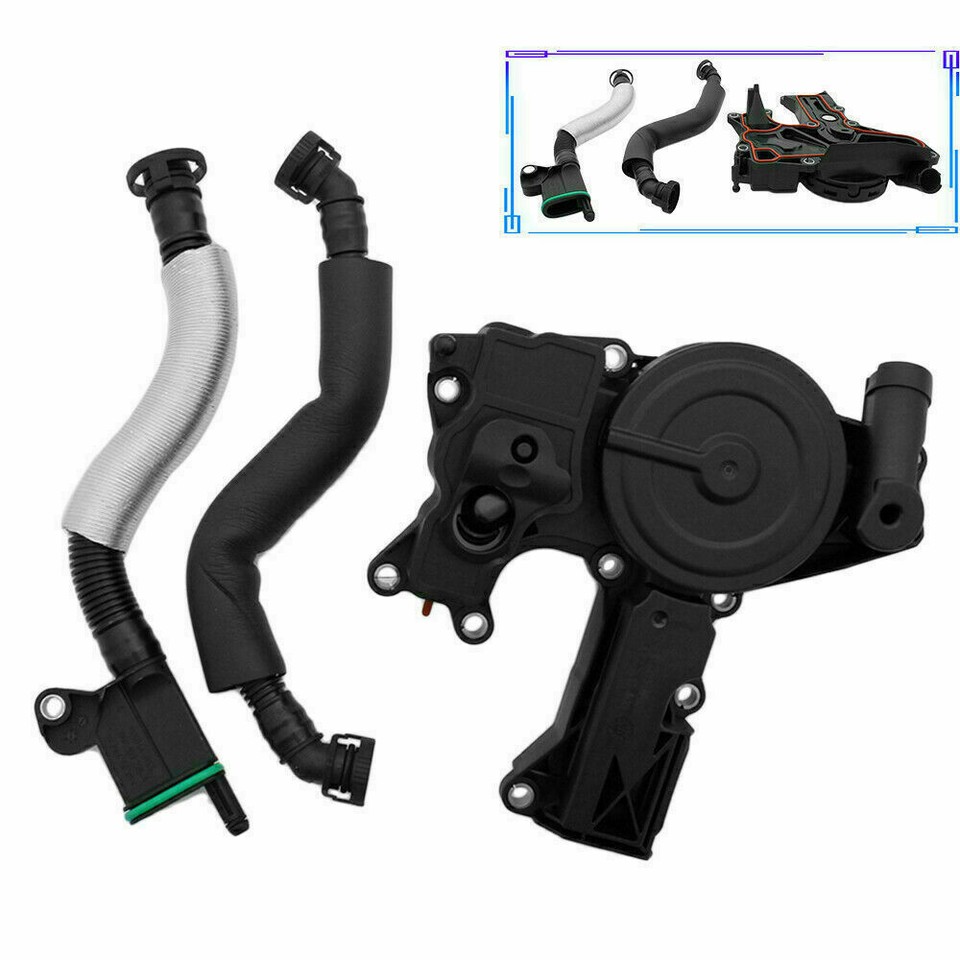06H103495 Upgraded PCV Valve Oil Separator For Audi A4 A5 Q5 TT VW CC ...