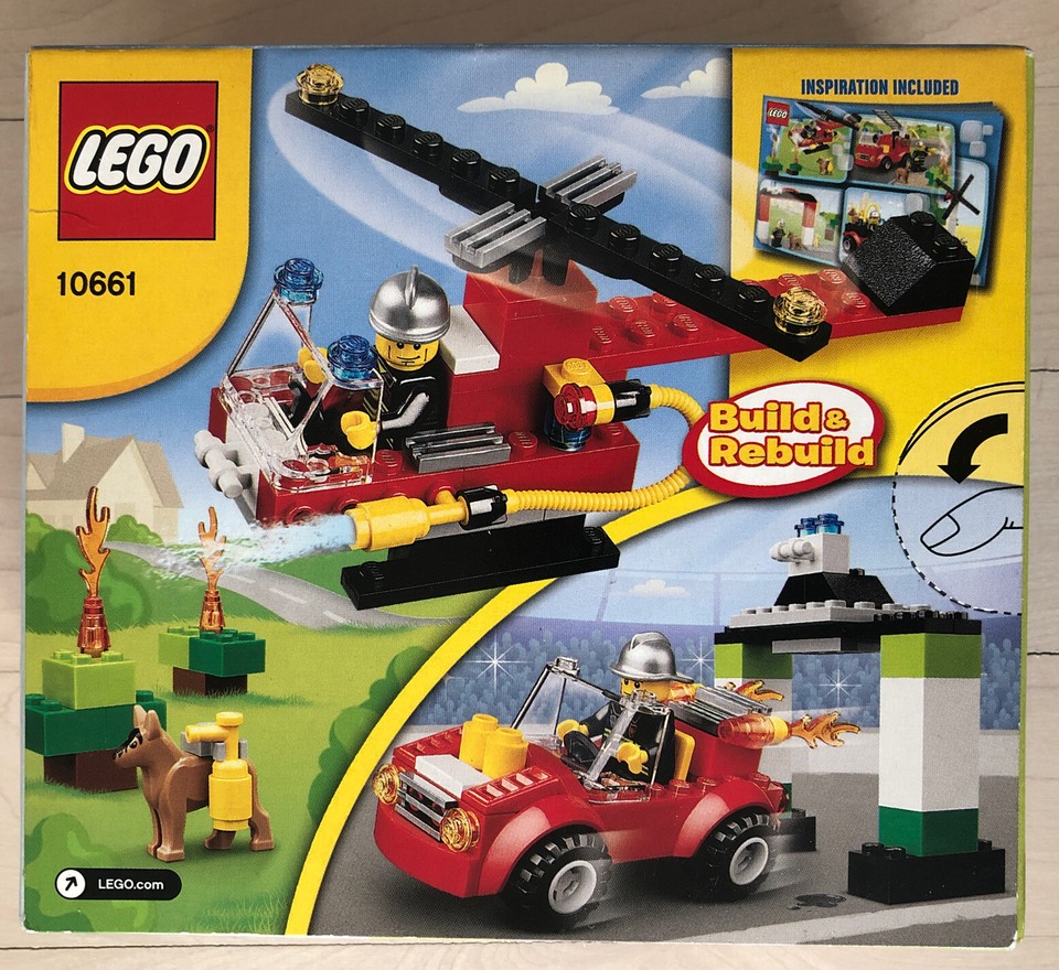 Lego For Young Builders 10661 My First LEGO Fire Station 673419190190| eBay