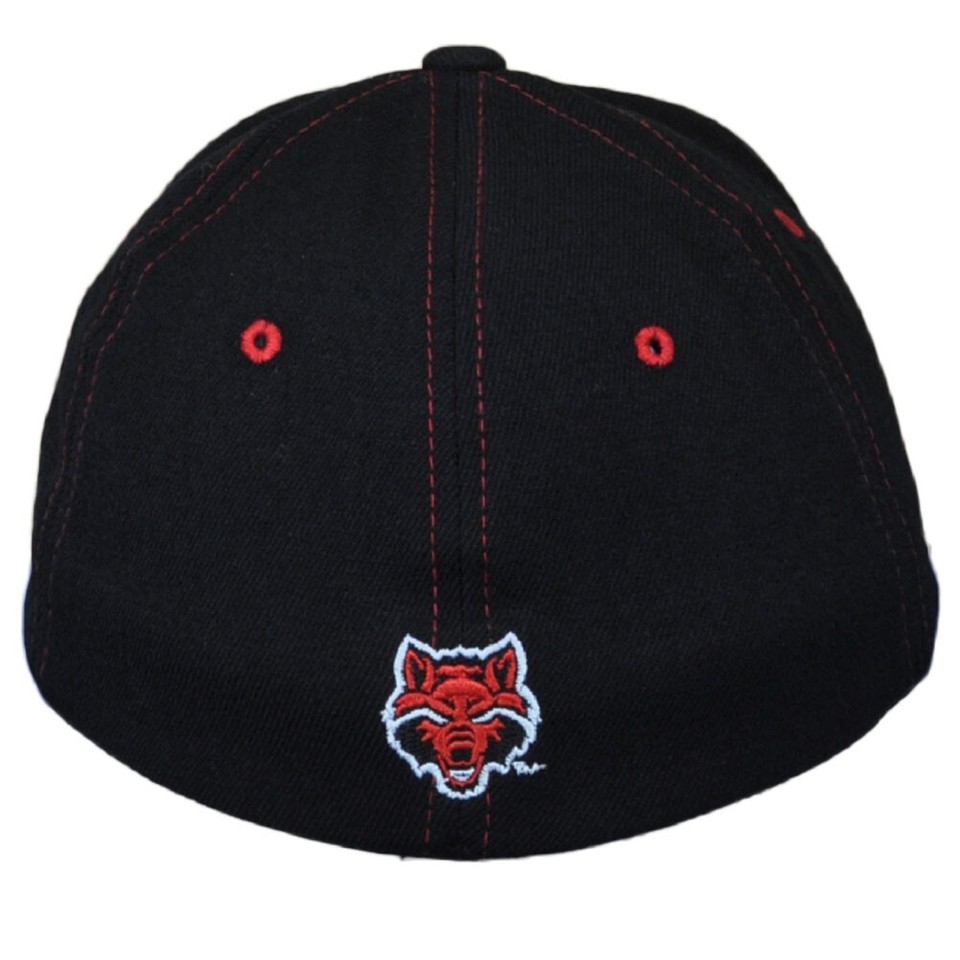 NCAA Zephyr Arkansas State Red Wolves Flex Fit Stretch Medium Large ML ...