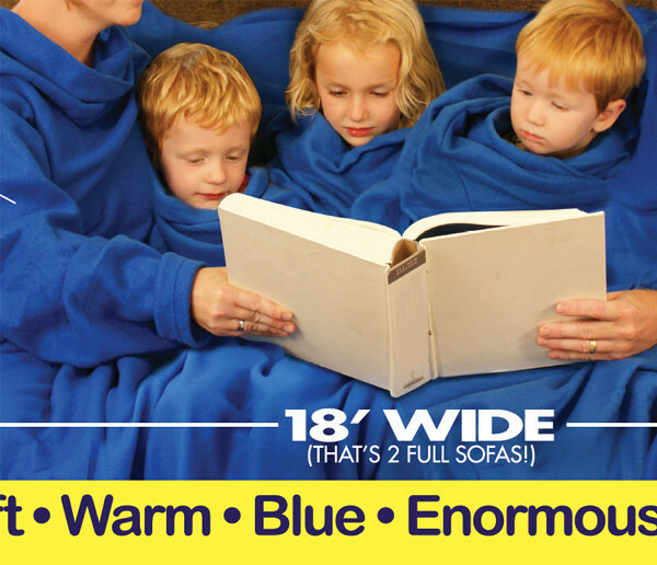 BLANKEEZ Prank Fake Gag Funny PARODY Gift Box birthday Snuggie Blanket ...