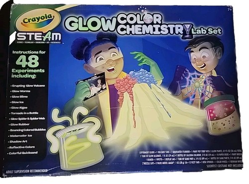 Crayola Color Chemistry Glow Lab Art Set Unisex Child Beginner Steam ...