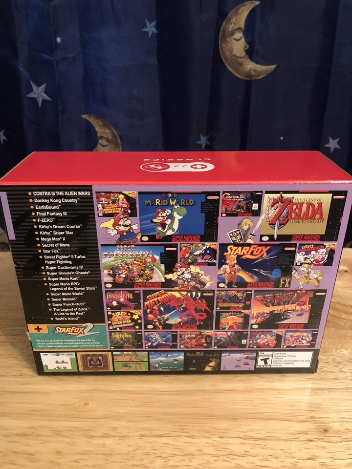 Super Nintendo Entertainment System Super SNES Classic Edition New In ...