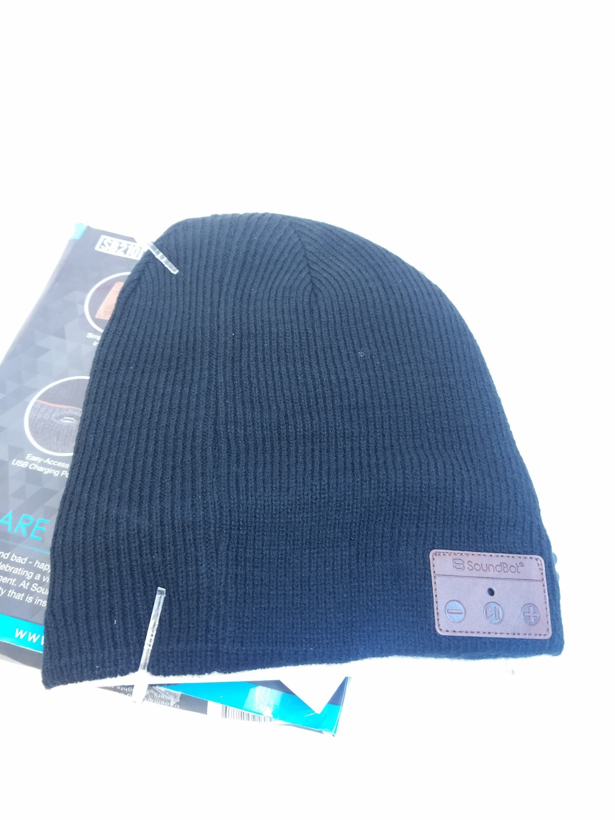 SoundBot SB210 Bluetooth 4.1 Wireless Beanie Headset - Black ...