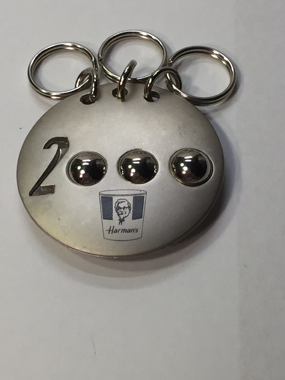 Harman's Family Restaurants Kentucky Fried Chicken KEYCHAIN Satin ...