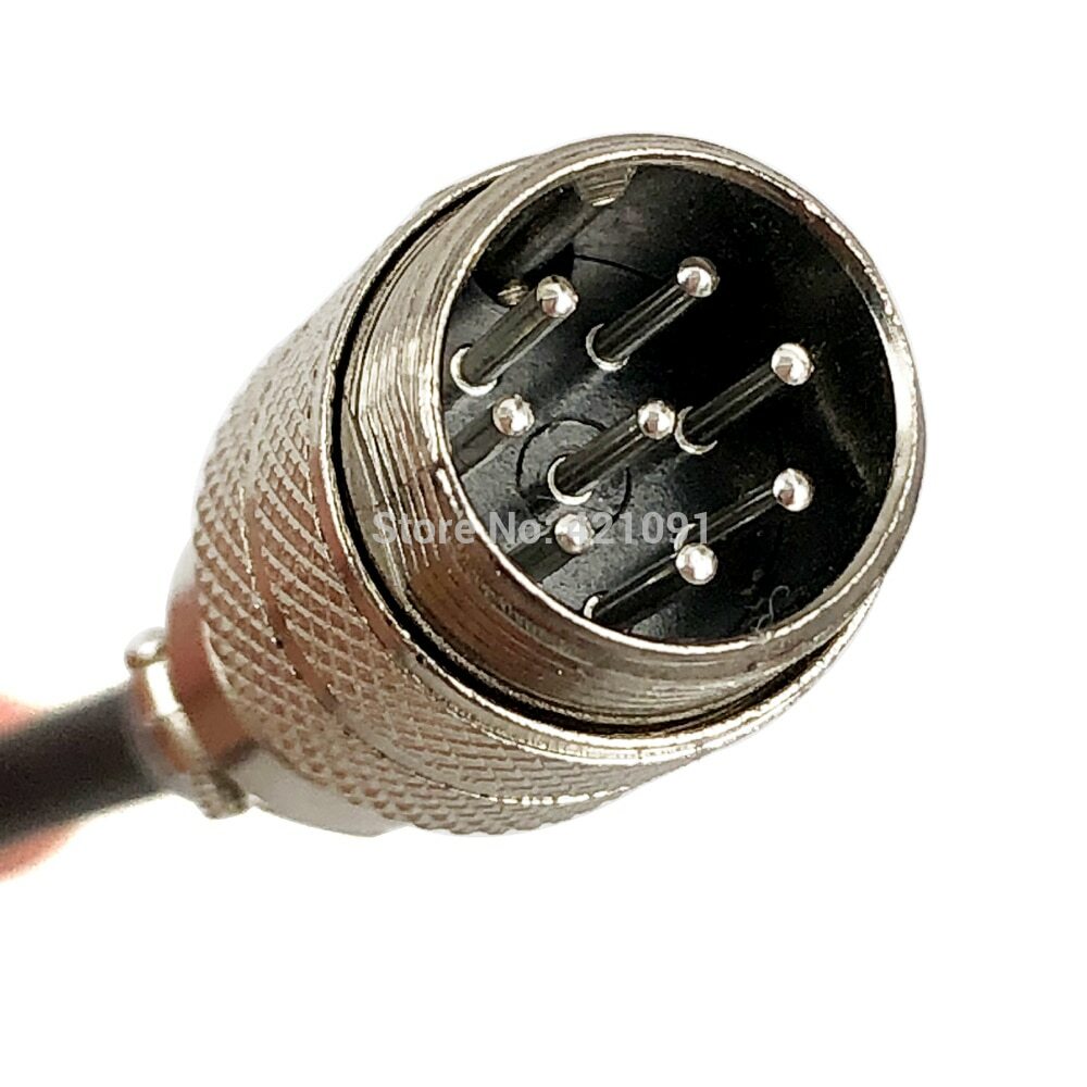 8 Pin Mic Microphone Extension Cable For Yaesu ICOM KENWOOD CB HAM ...