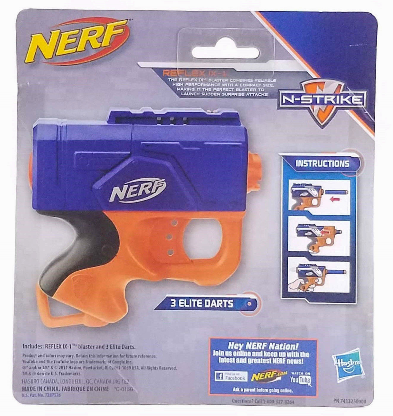 Nerf N Strike Reflex IX-1 Blaster | eBay