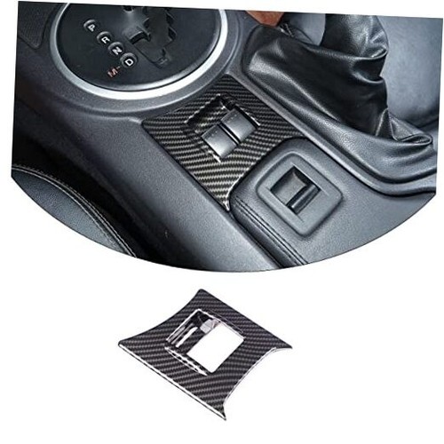 1pcs Interior Door Armrest Window Switch Panel Cover ABS carbon fiber ...