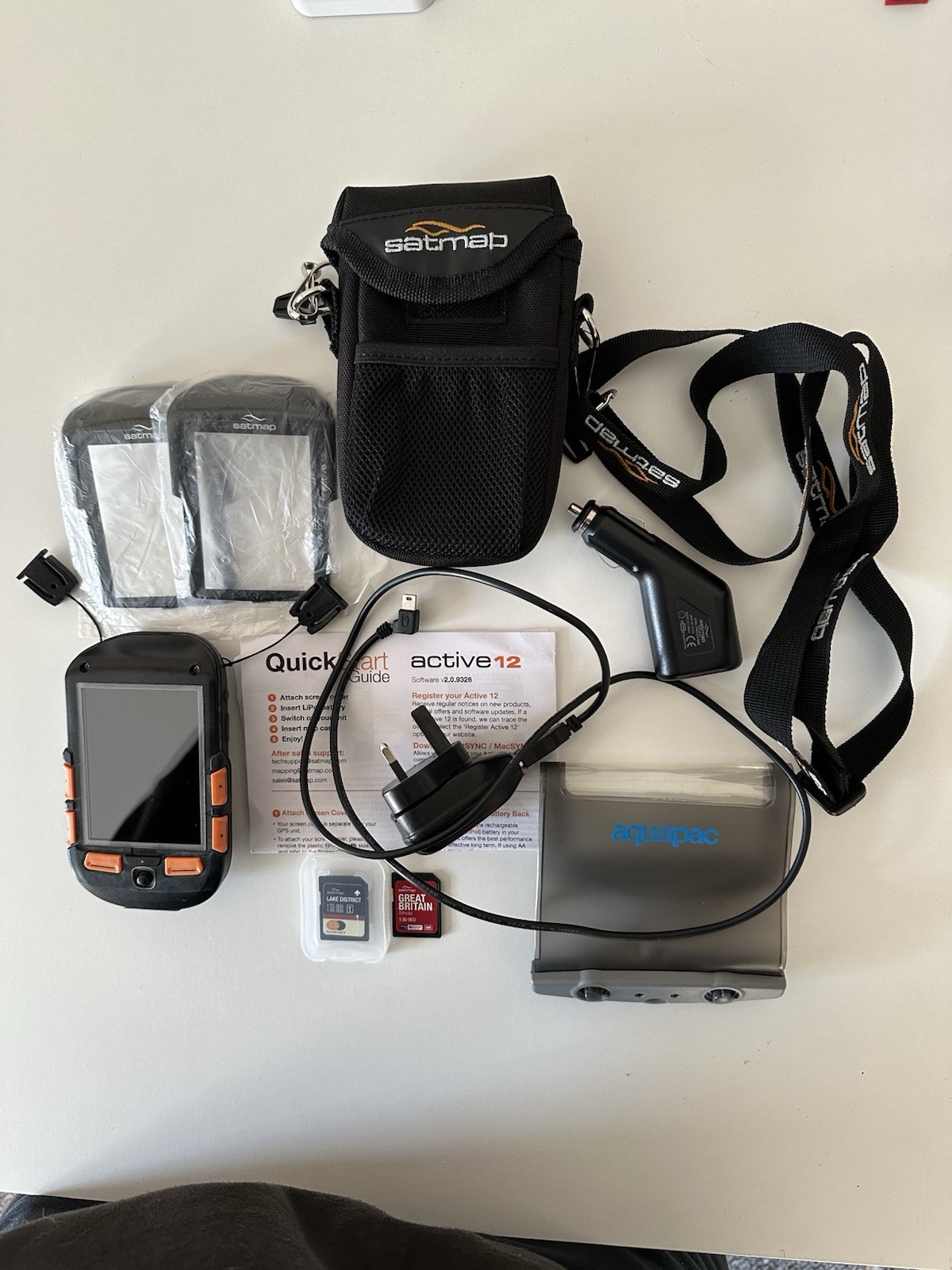 Satmap Active 12 GPS Unit with Extras Incl Great Britain and Lake ...
