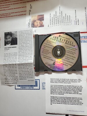 JON RANDALL Cold Coffee Morning CD LIMITED Unreleased Album Advance ...