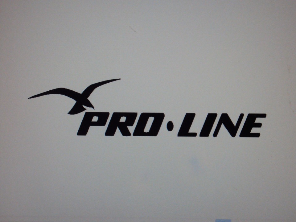2 Midnight Blue PROLINE BOAT DECALS stickers 50 inch Marine Vinyl | eBay