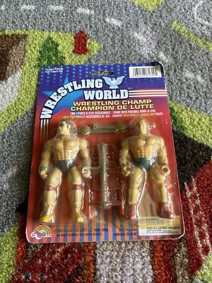 Wrestling World Wrestling Champ 2-Pack Generic Figures RARE Agglo 2002 ...